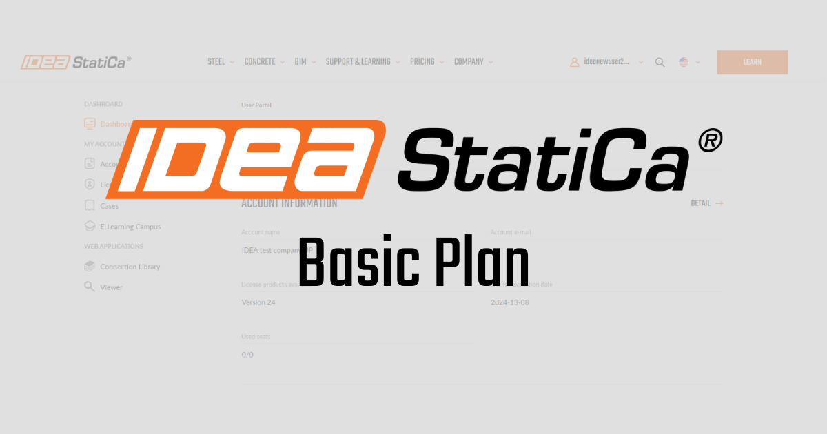 IDEA StatiCa Basic plan | IDEA StatiCa